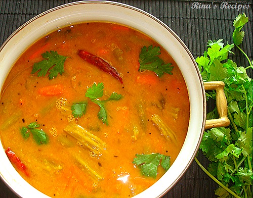 Rina's Recipes: Sambar - A South Indian Pride
